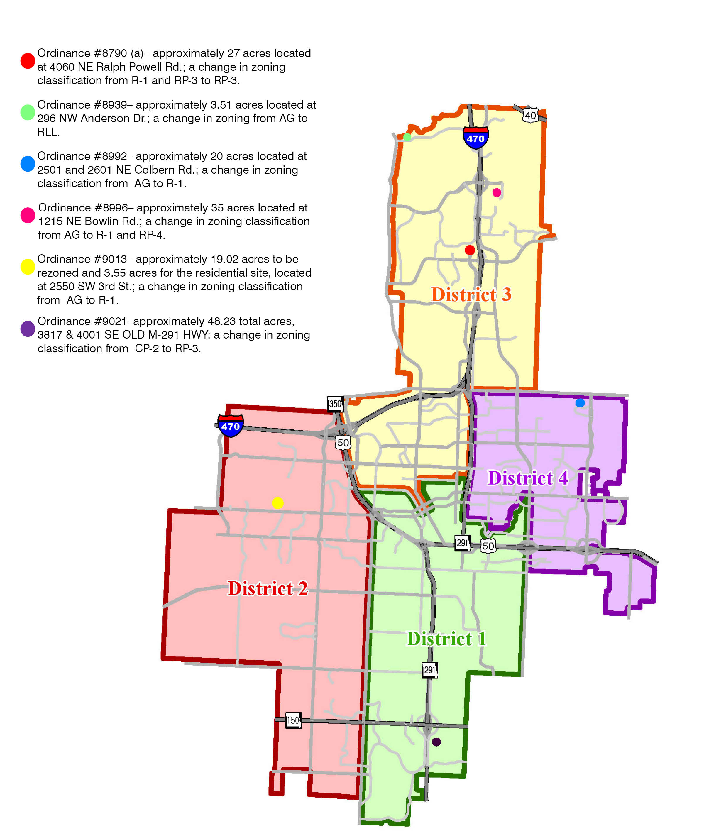 Rezoning Approvals Map